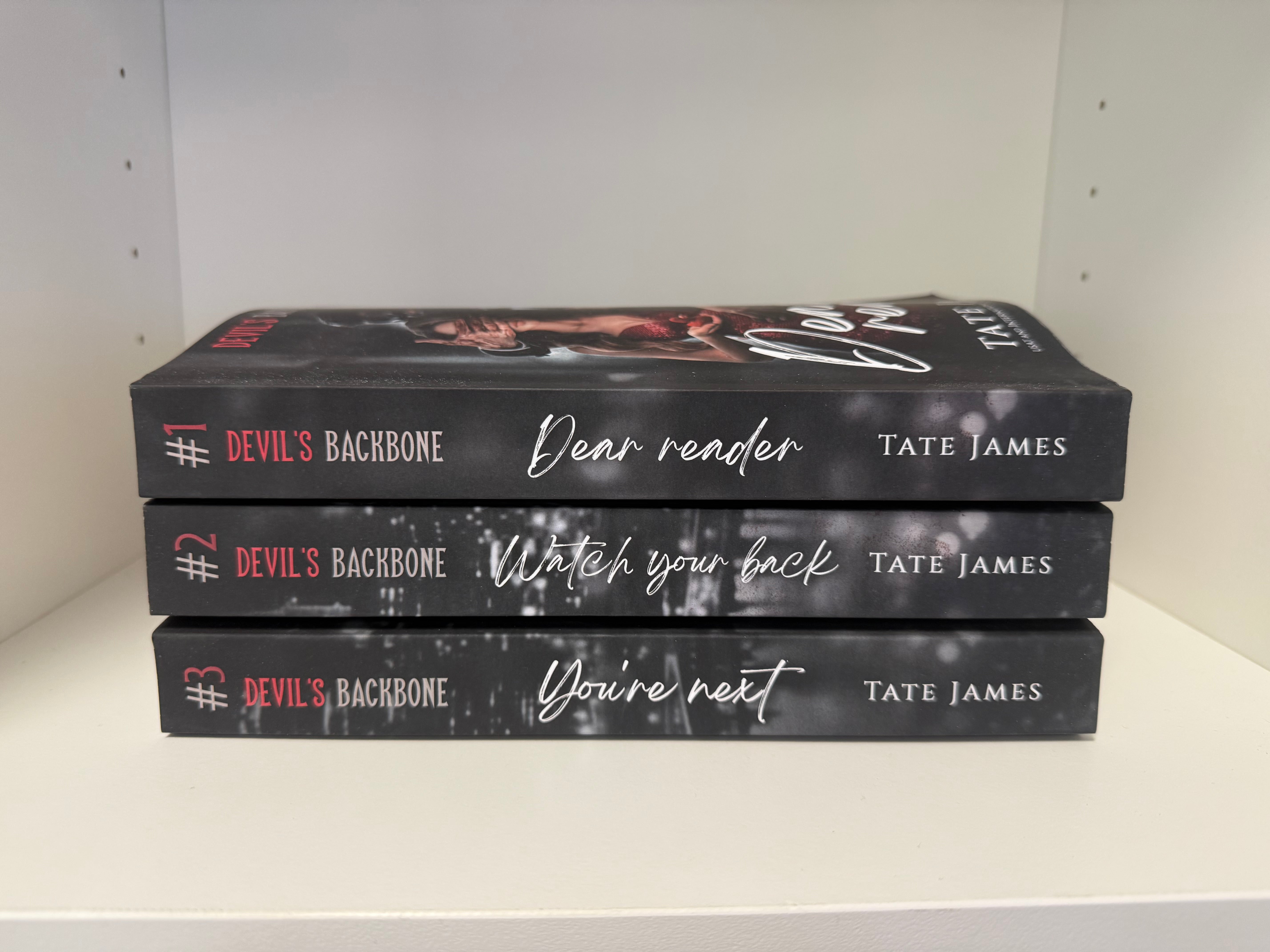 Devils Backbone PAPERBACK - Model covers – Tate James Store